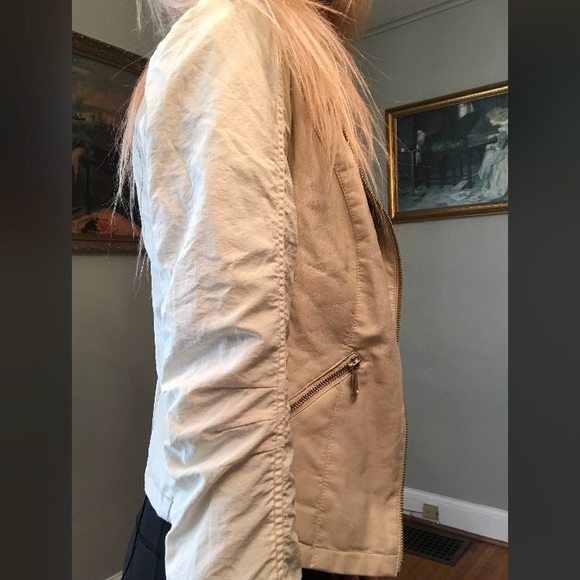 Steve Madden | Jackets & Coats | Steve Madden Cream Moto Jacket Small ...